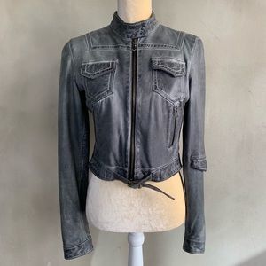 BLUR | Jackets & Coats | Blur Leather Moto Jacket | Poshmark